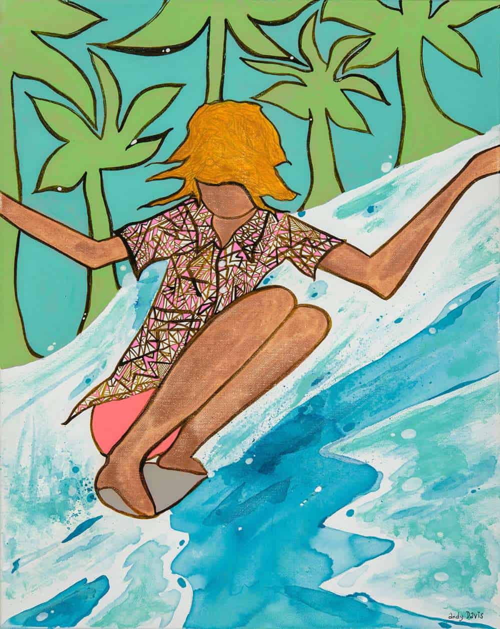 Andy Davis Art: Surf Artist Spotlight - | GetFoamie.com