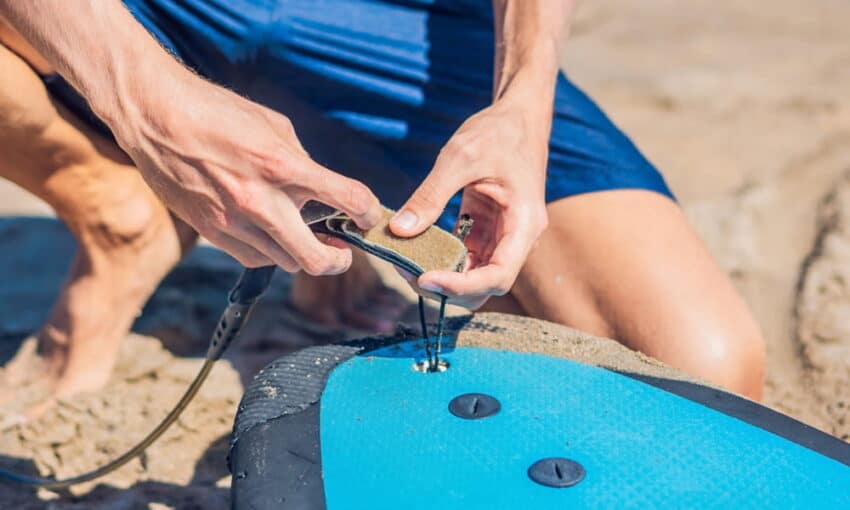 How To Attach A Surf Leash