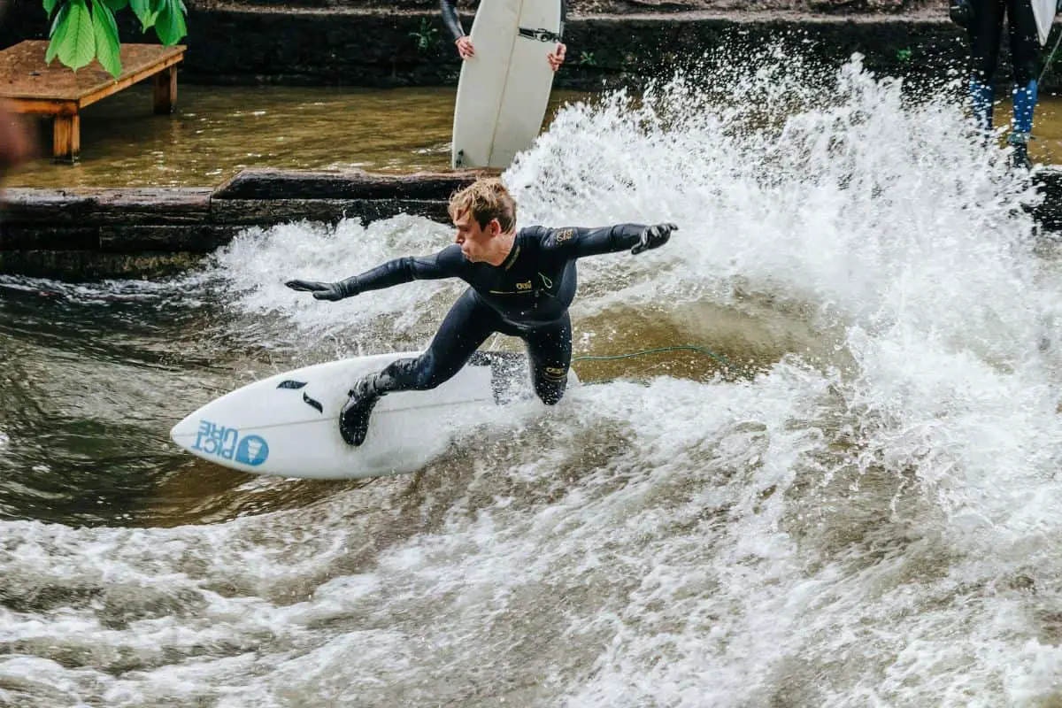 Surfing in Munich 2024 (Riding the River Waves in Germany)