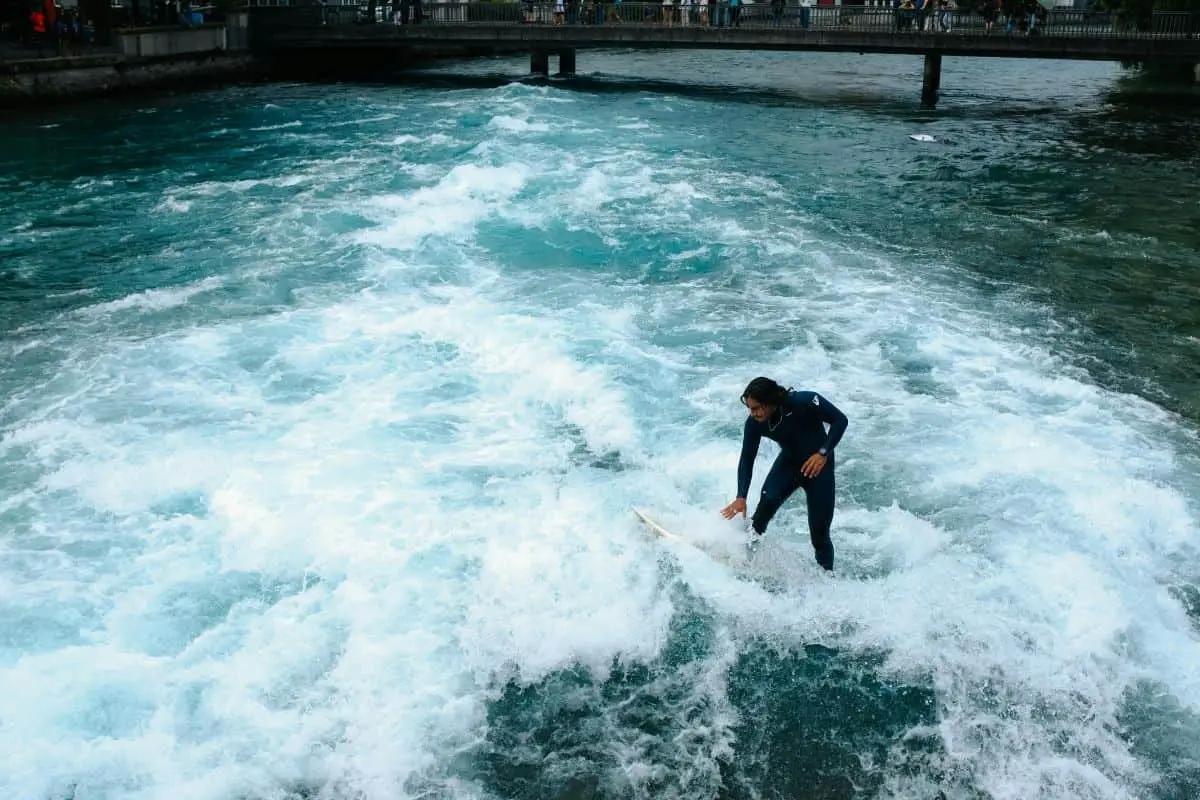 Surfing in Munich 2024 (Riding the River Waves in Germany)